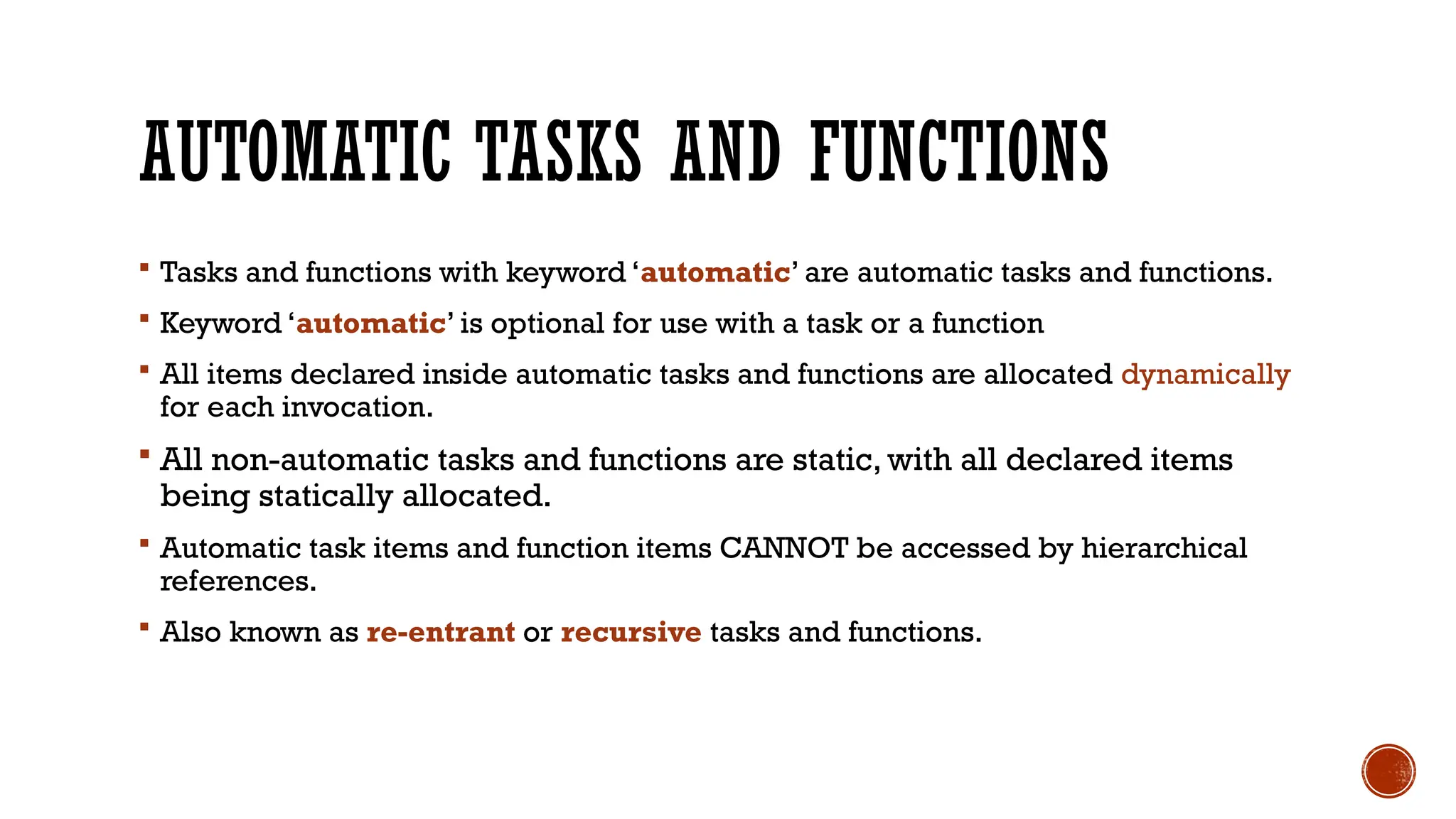 HSDSD Module- (Tasks and Functions).pptx