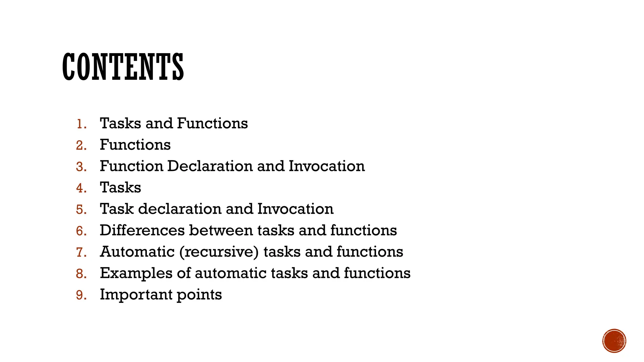HSDSD Module- (Tasks and Functions).pptx