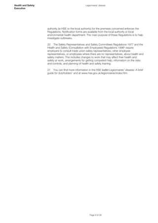 Hse acop-l8-legionnaires-disease-the control-of-legionella-in-water ...