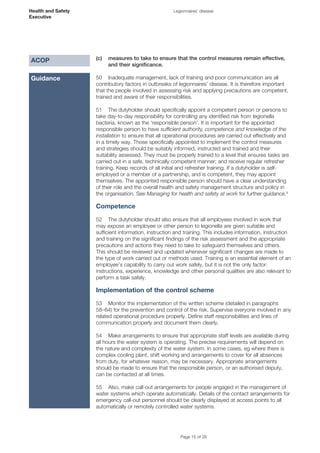 Hse acop-l8-legionnaires-disease-the control-of-legionella-in-water ...
