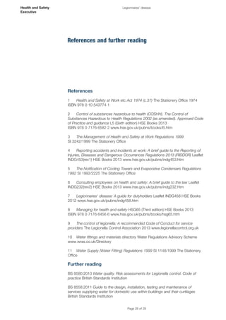 Hse acop-l8-legionnaires-disease-the control-of-legionella-in-water ...