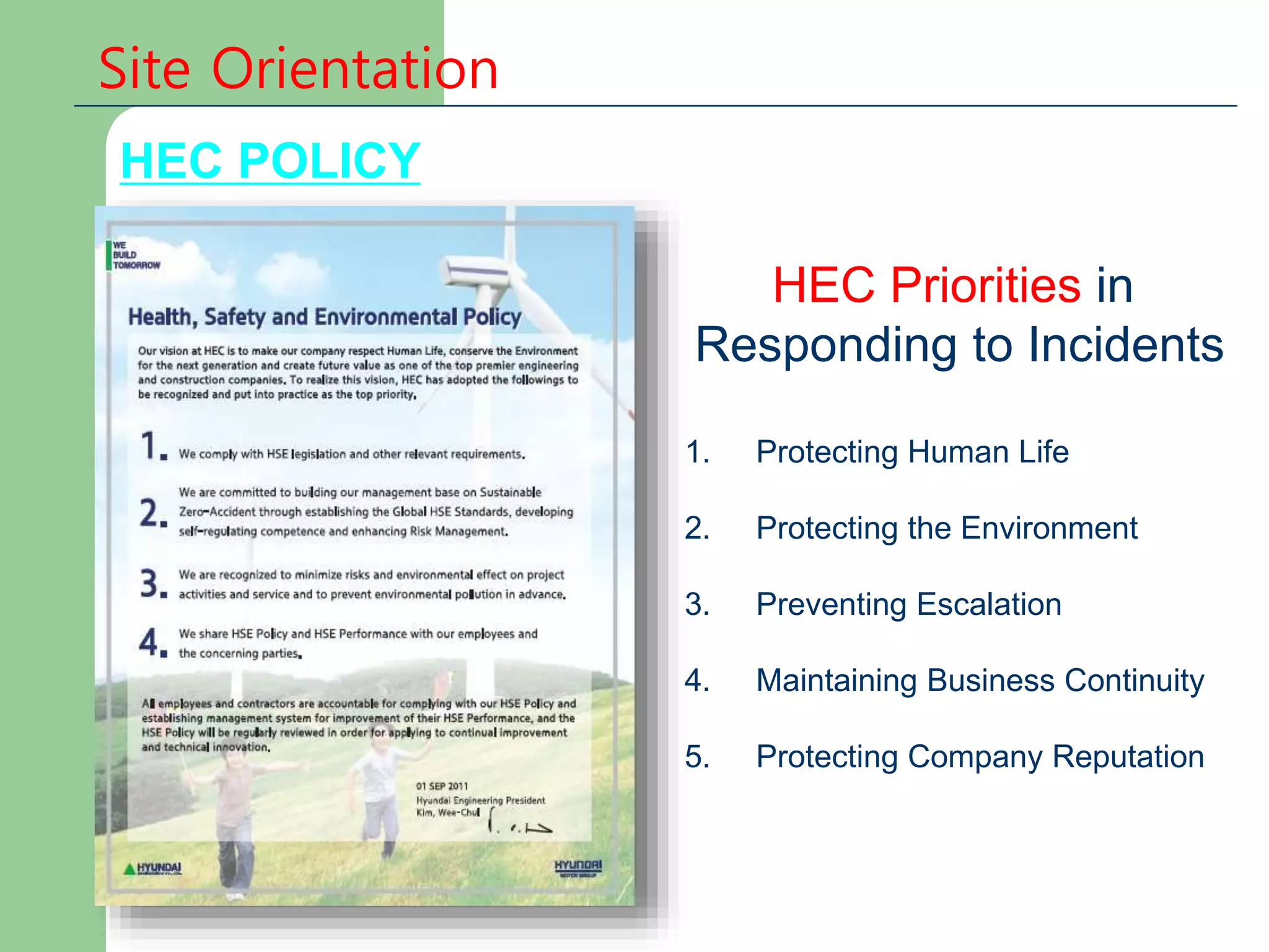 HSE-BMS-001 HSE Induction.ppt