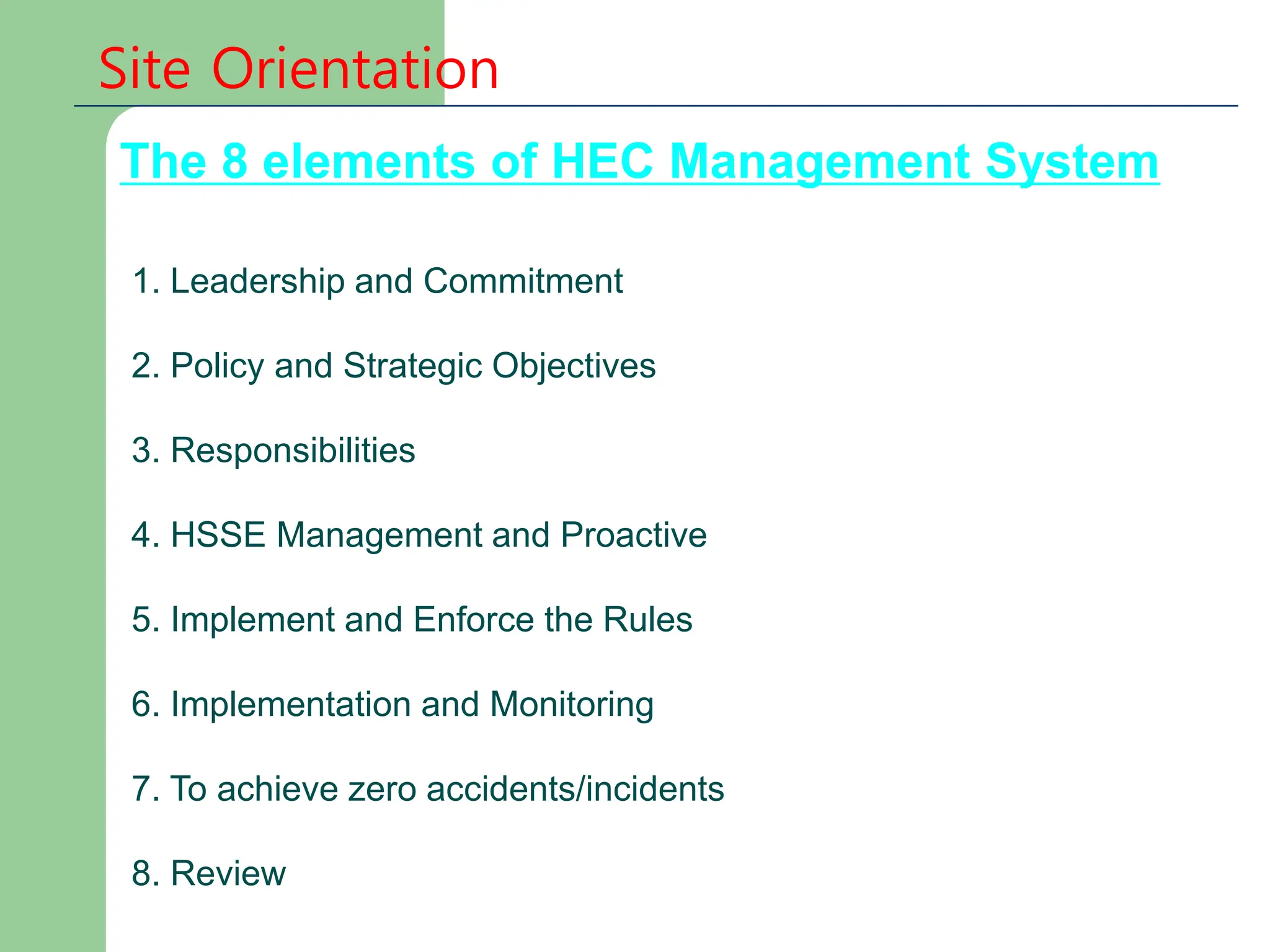 HSE-BMS-001 HSE Induction.ppt HSE Induction for newly hired employees | PPT