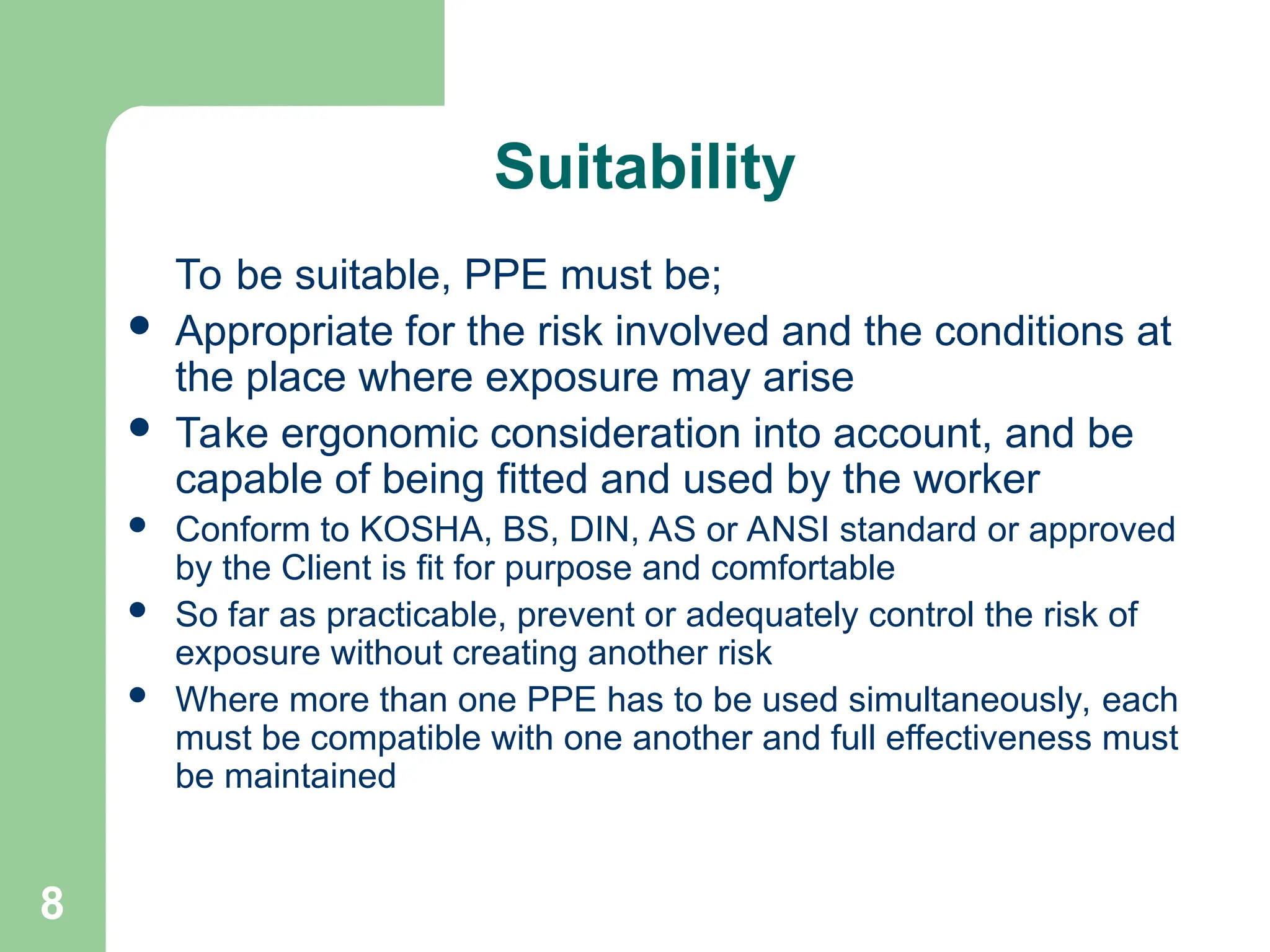 Personal Protective Equipment's- HSE PPL | PPT