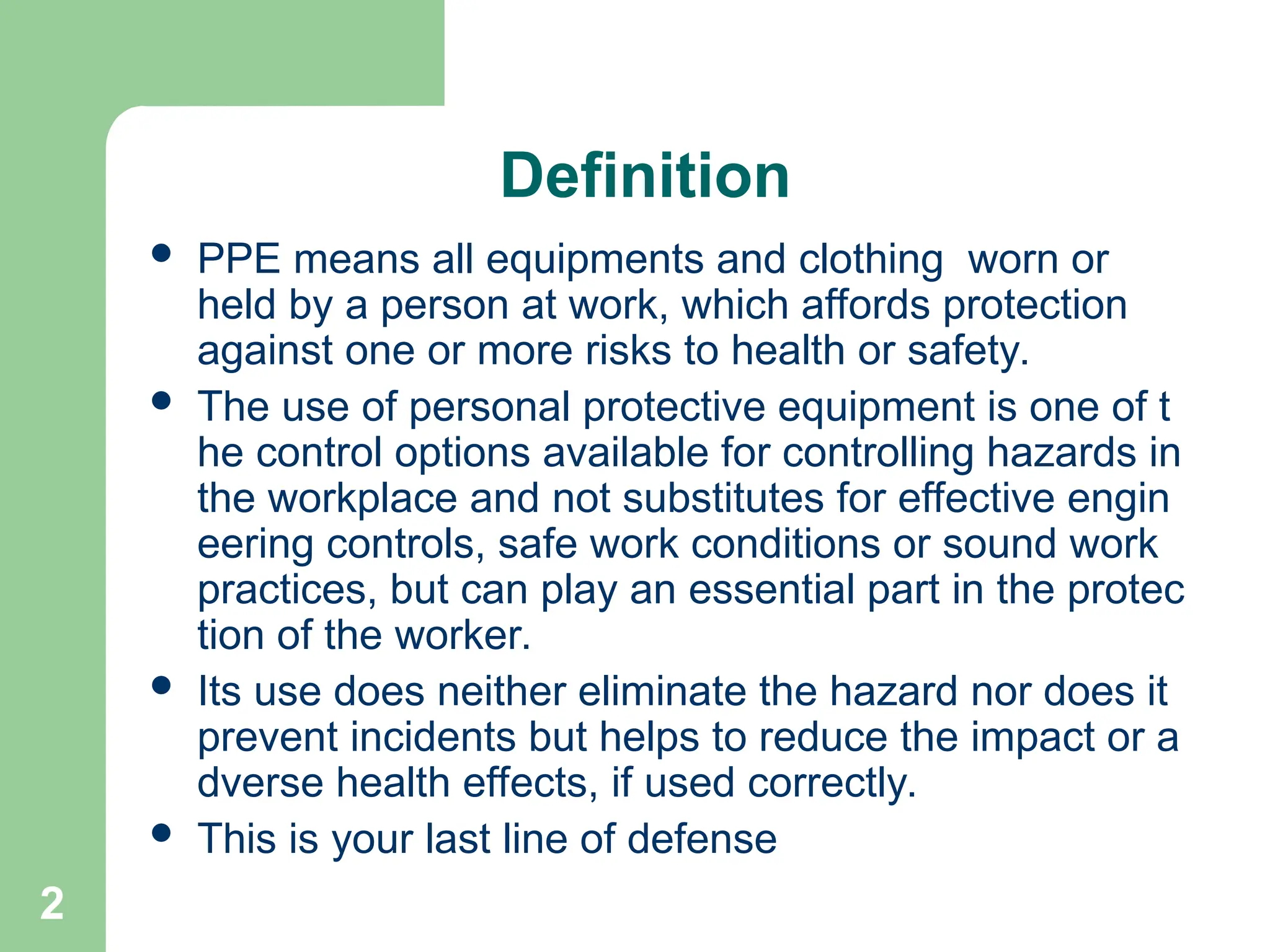HSE-BMS-008 PPE(Personal Protective Equipment).ppt