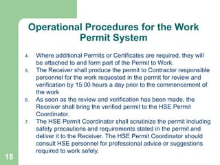 HSE-BMS-010 Permit To Work for all employees | PPT
