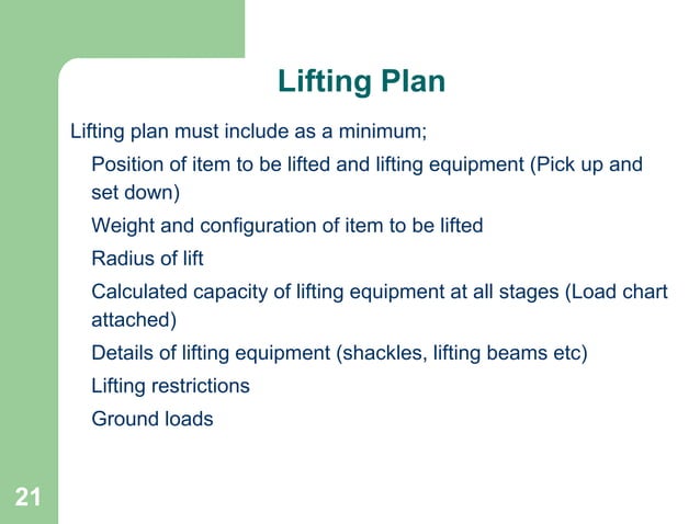 HSE-BMS-011 Crane & Lifting Safety.ppt... | PPT | Weightlifting | Sports