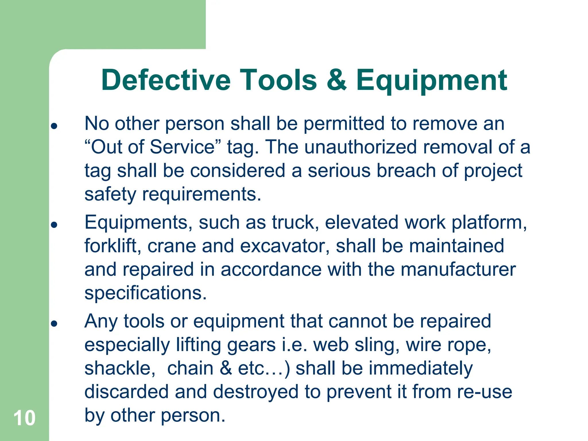 HSE-BMS-013 Color Coding and Inspection.ppt
