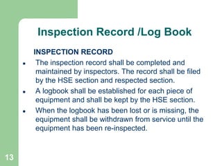 HSE-BMS-013 Color Coding and Inspection.ppt