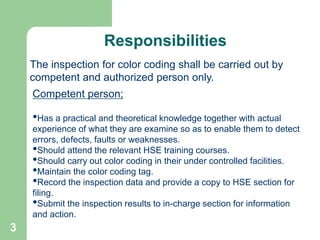 HSE-BMS-013 Color Coding and Inspection.ppt
