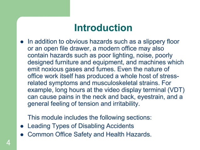 HSE-BMS-048 Office Safety.ppt presentation | PPT
