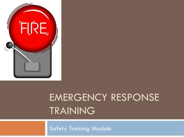 health and safety Emergency Response Training.pptx