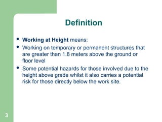 HSE-ENDECO Working at Heights Training.ppt