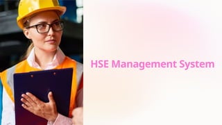 HSE Management System Training for Employees | PPTX