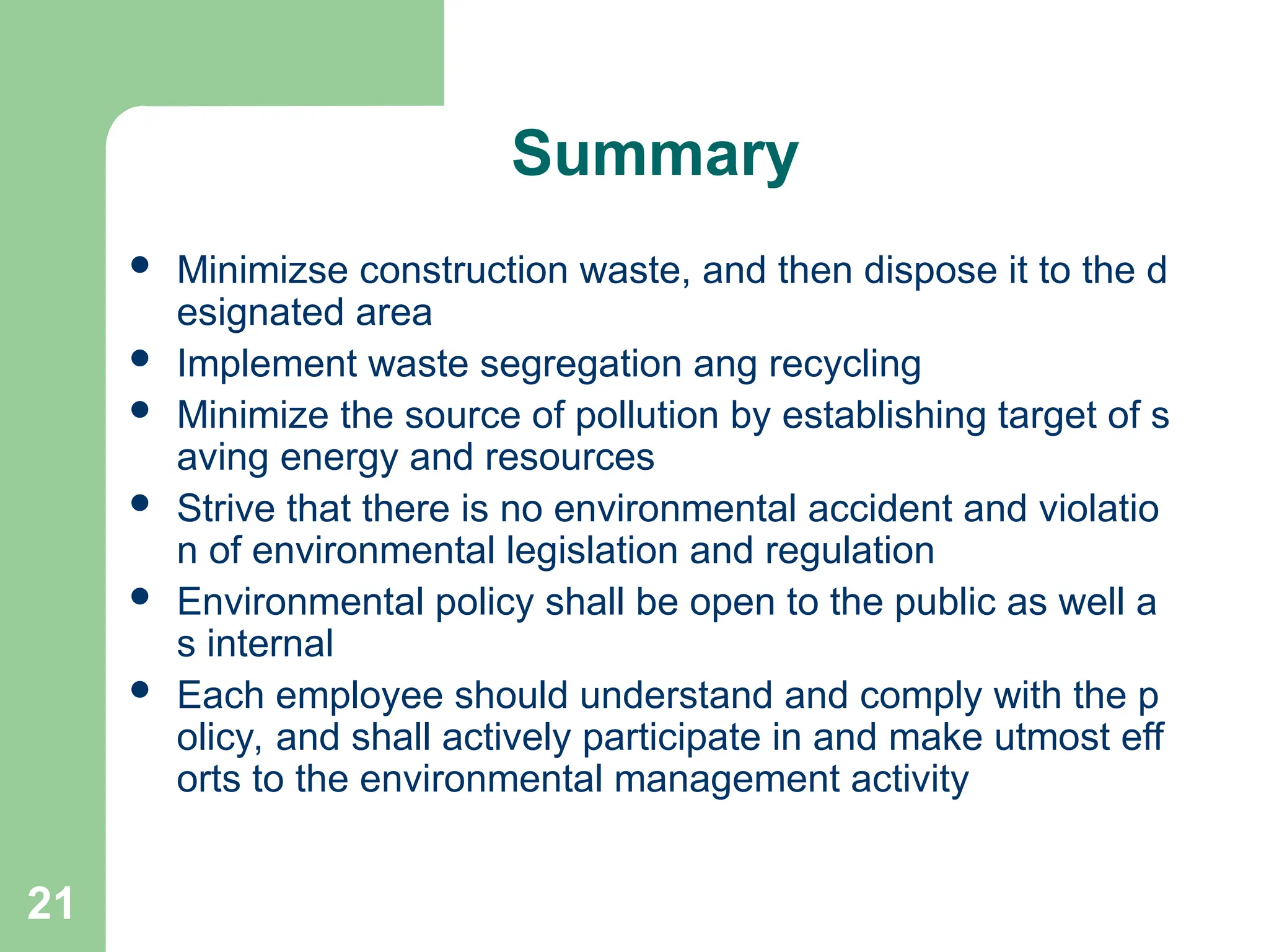 HSE_003 Environmental Management presentation | PPT