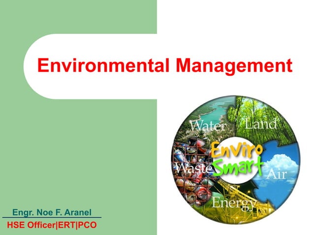 HSE_003 Environmental Management presentation | PPT
