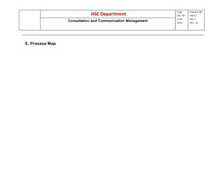 HSE CONSULTATION AND COMMUNICATION MANAGEMENT PROCEDURE | DOCX