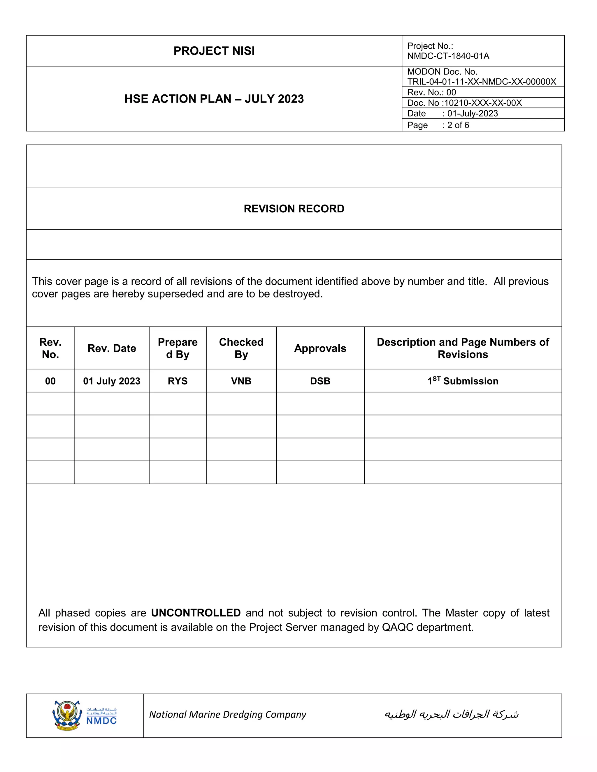 HSE Action Plan - July 2023.pdf