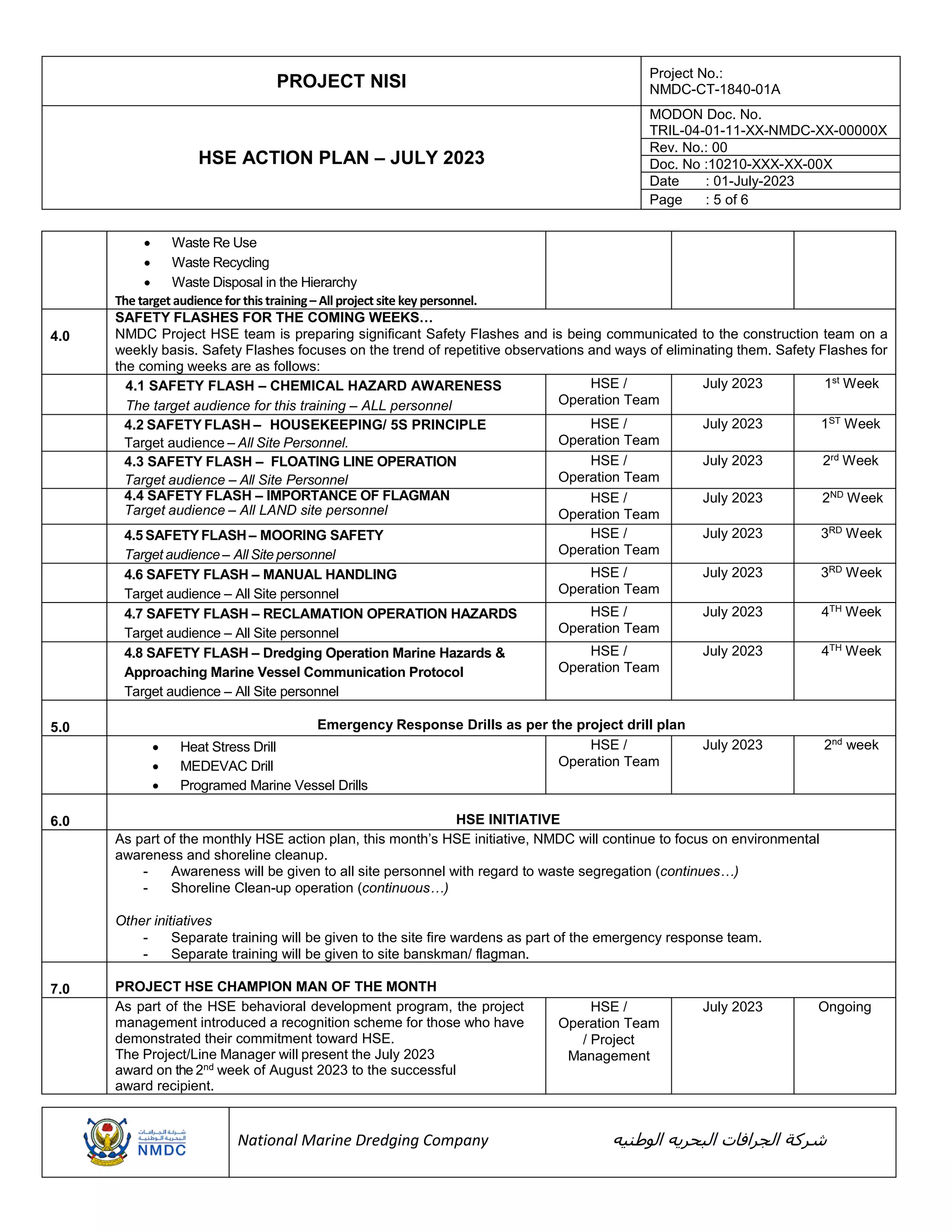 HSE Action Plan - July 2023.pdf