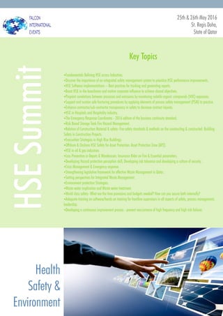 HSE AGENDA | PDF
