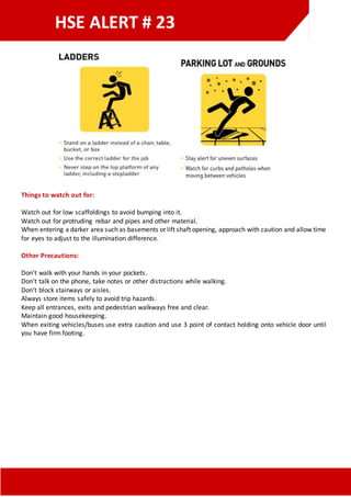 Hse alert 23 2018 slips trips falls and bumps | DOCX