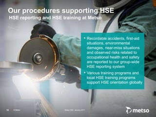 HSE at Metso | PPTX