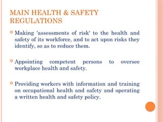 HSE Awareness Session health and safety management | PPTX