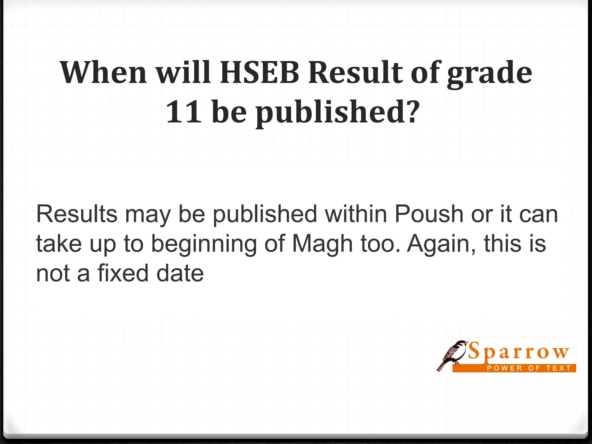 Hseb 11 result 2072 FAQ | PDF