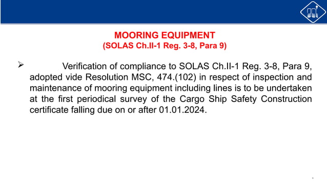 HSE Department PPT on AwareNess session on recent Maritime regulations ...