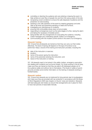 HSE Event Safety Guide - From Pro Life Guards | PDF