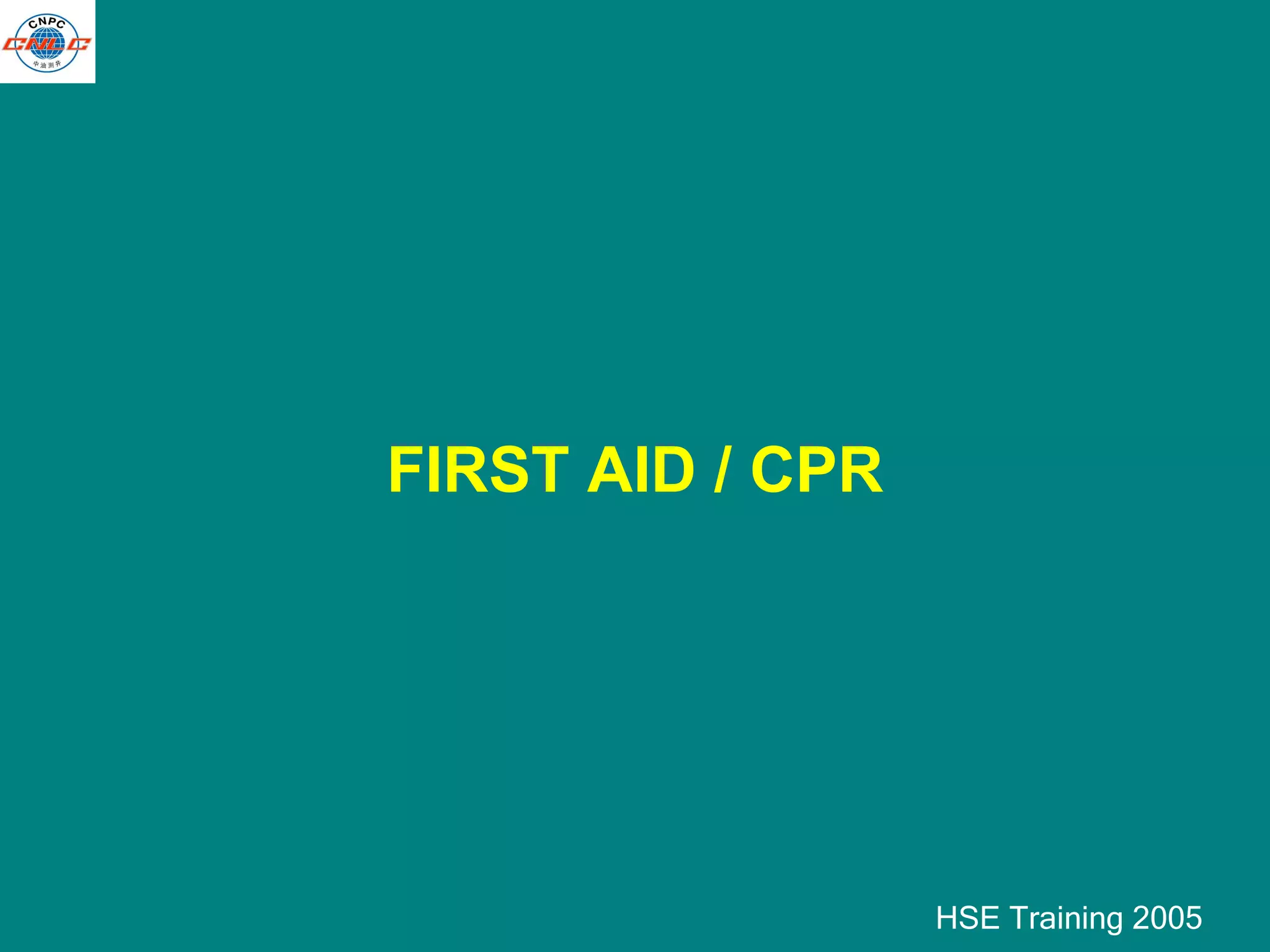Hse First Aid, Cpr | PPT