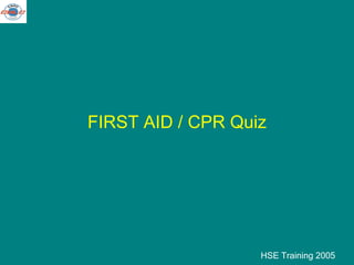 Hse First Aid, Cpr | PPT