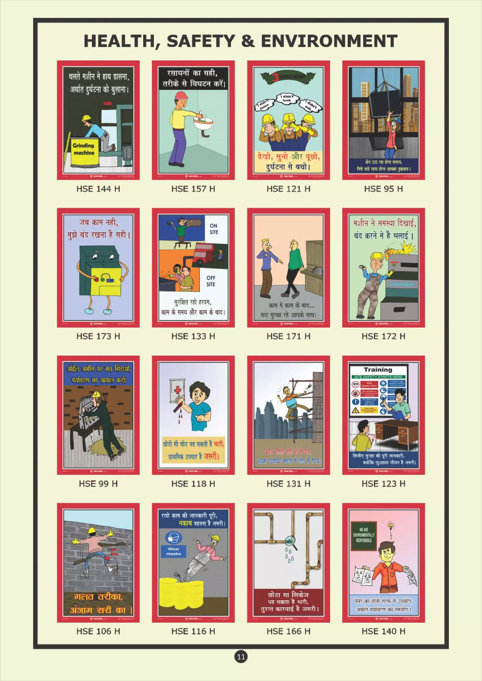 Create Awareness Through HSE Posters | PDF