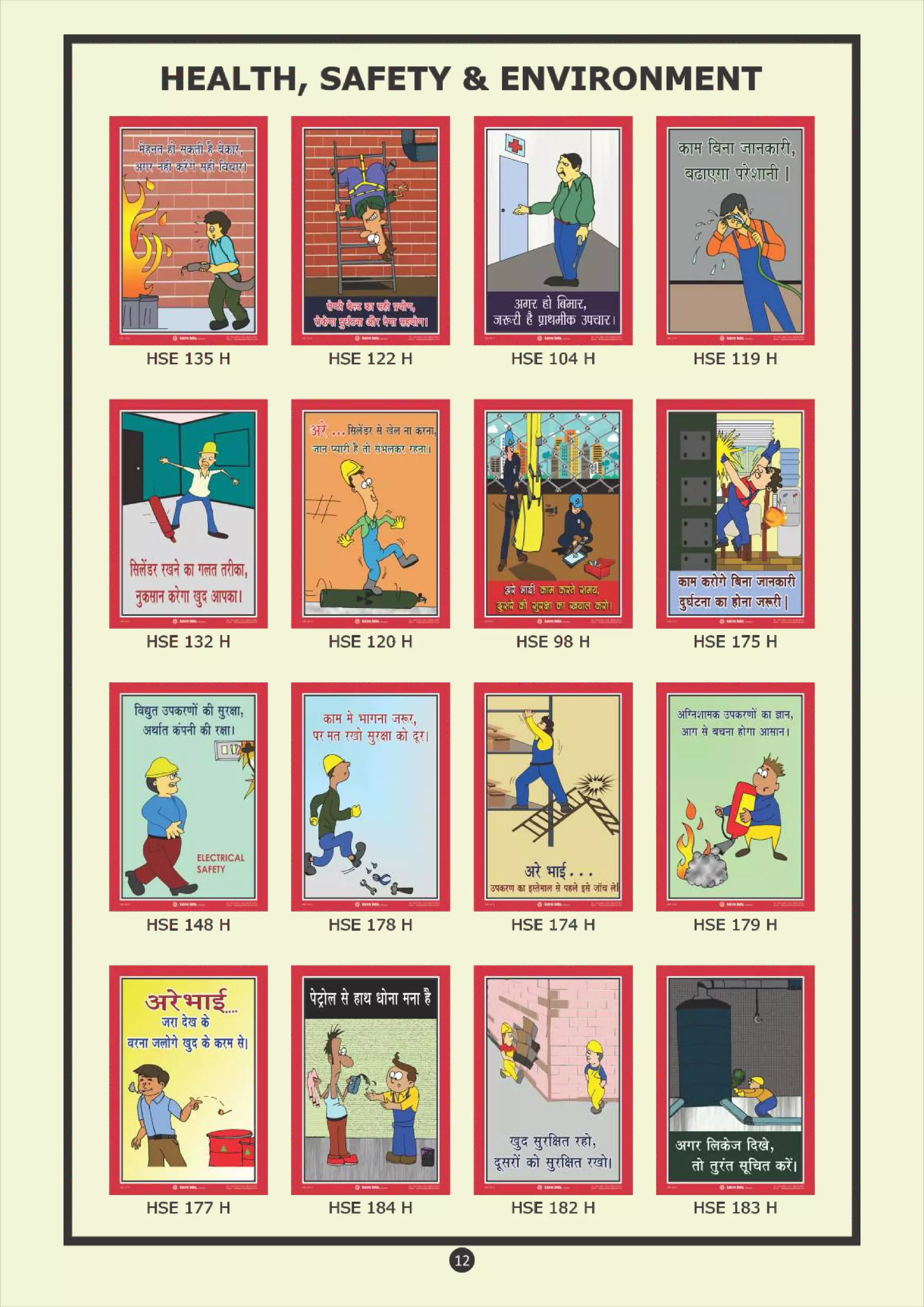 Create Awareness Through HSE Posters | PDF