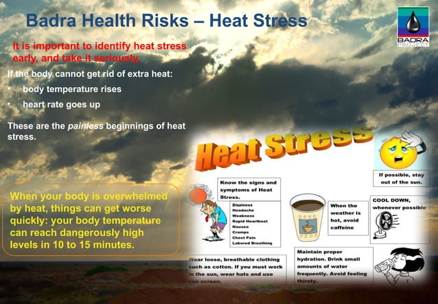 HSE Induction for heat stress work .pptx
