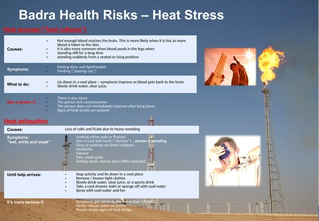 HSE Induction for heat stress work .pptx