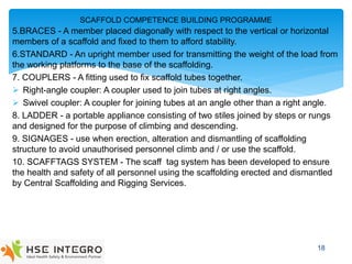 PPT on Scaffold- Erector- and Inspector. | PDF
