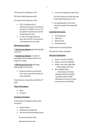 HSE interview for the Health and Safety Engineer for | PDF