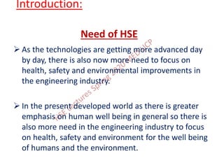 HSE: Information about health and safety at work | PPTX