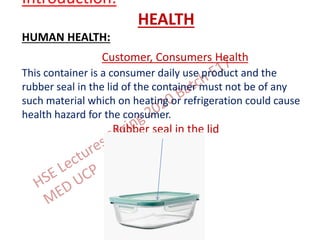 HSE: Information about health and safety at work | PPTX