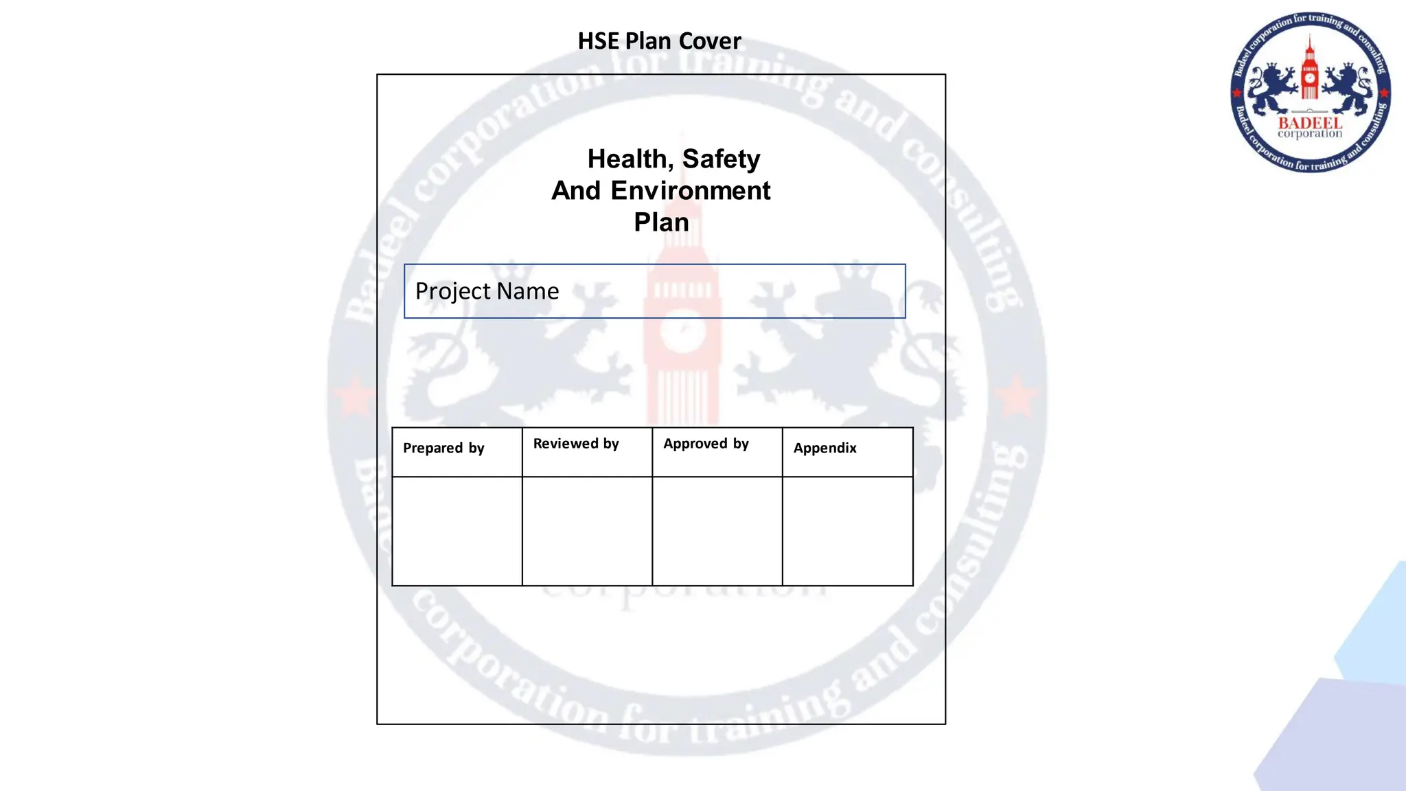 HSE Plan for project how you can do it .pdf