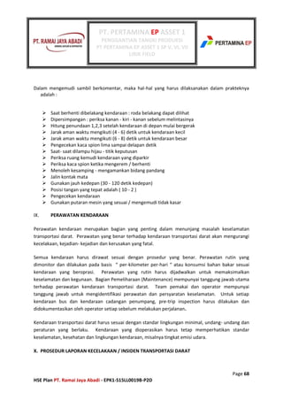 HSE Plan Pertamina/CSMS Pertamina untuk bekerja di ketinggian | PDF