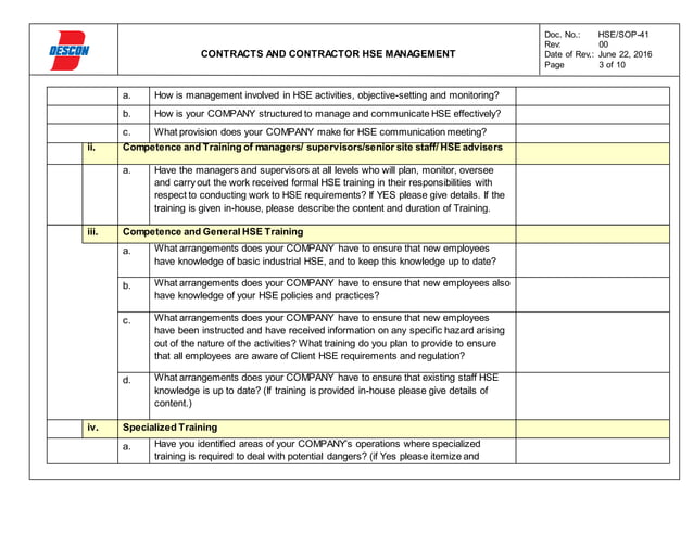 HSE Pre-Qualification Checklist.docx