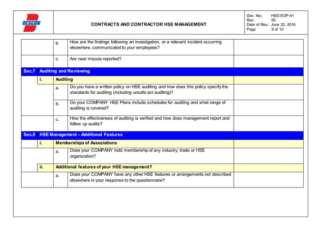 HSE Pre-Qualification Checklist.docx