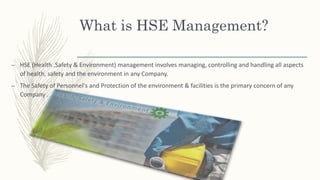 Hse presentation | PPTX