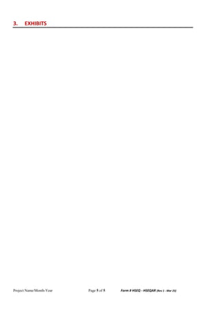 HSEQ AUDIT REPORT Form # HSEQ - HSEQAR Rev 2 -.docx