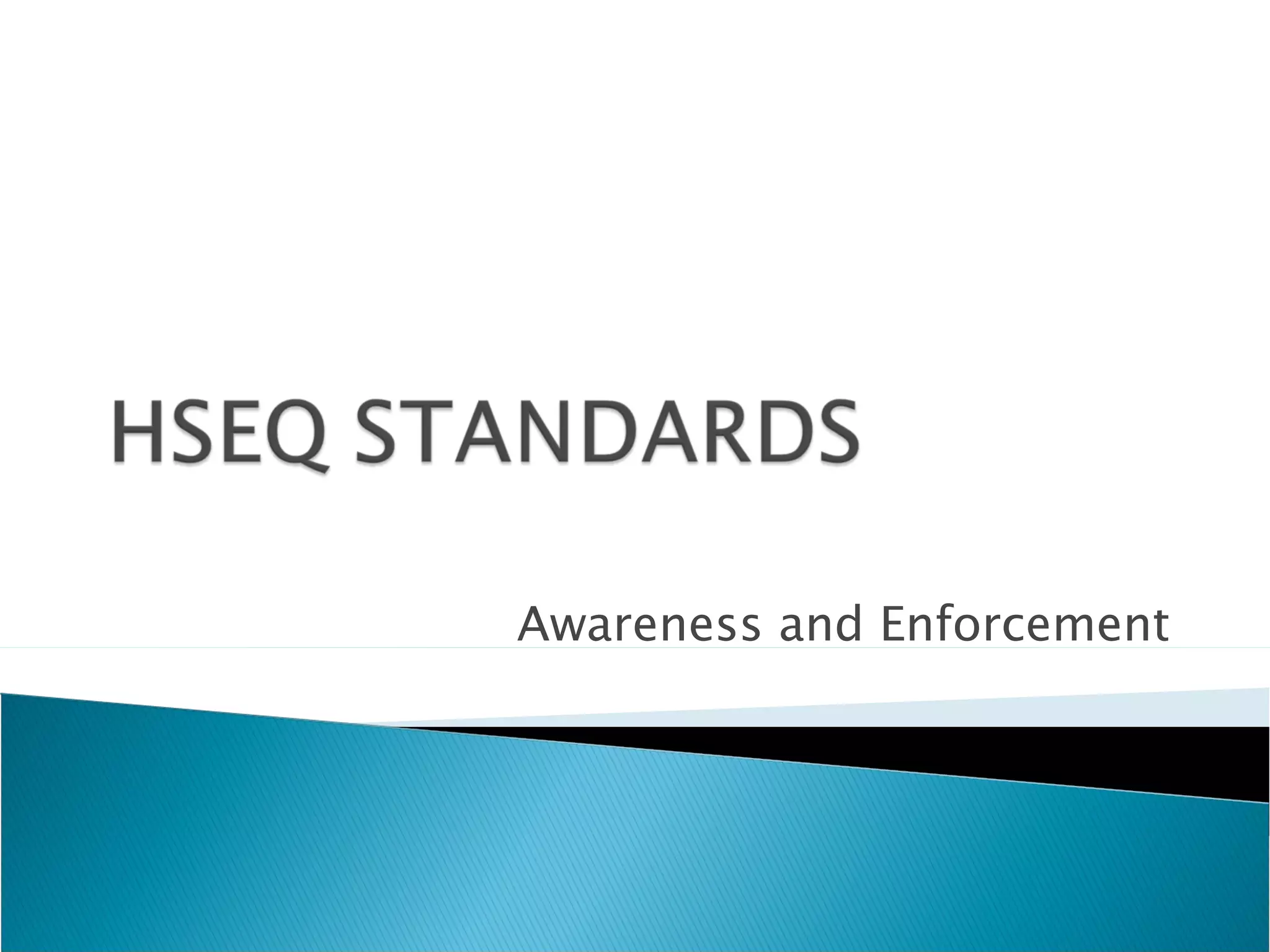 Hseq Standards | PPT
