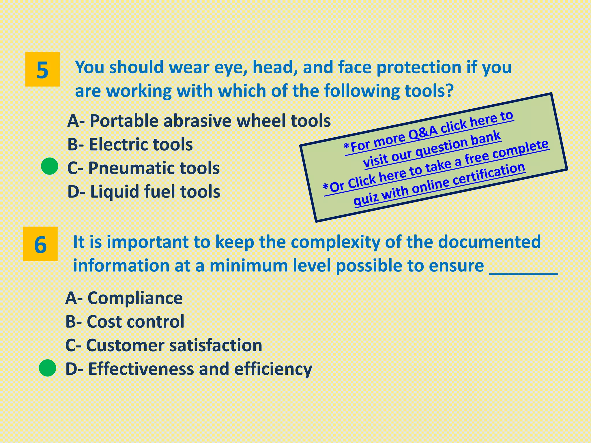 HSE Quiz from IRGST.org | PPTX