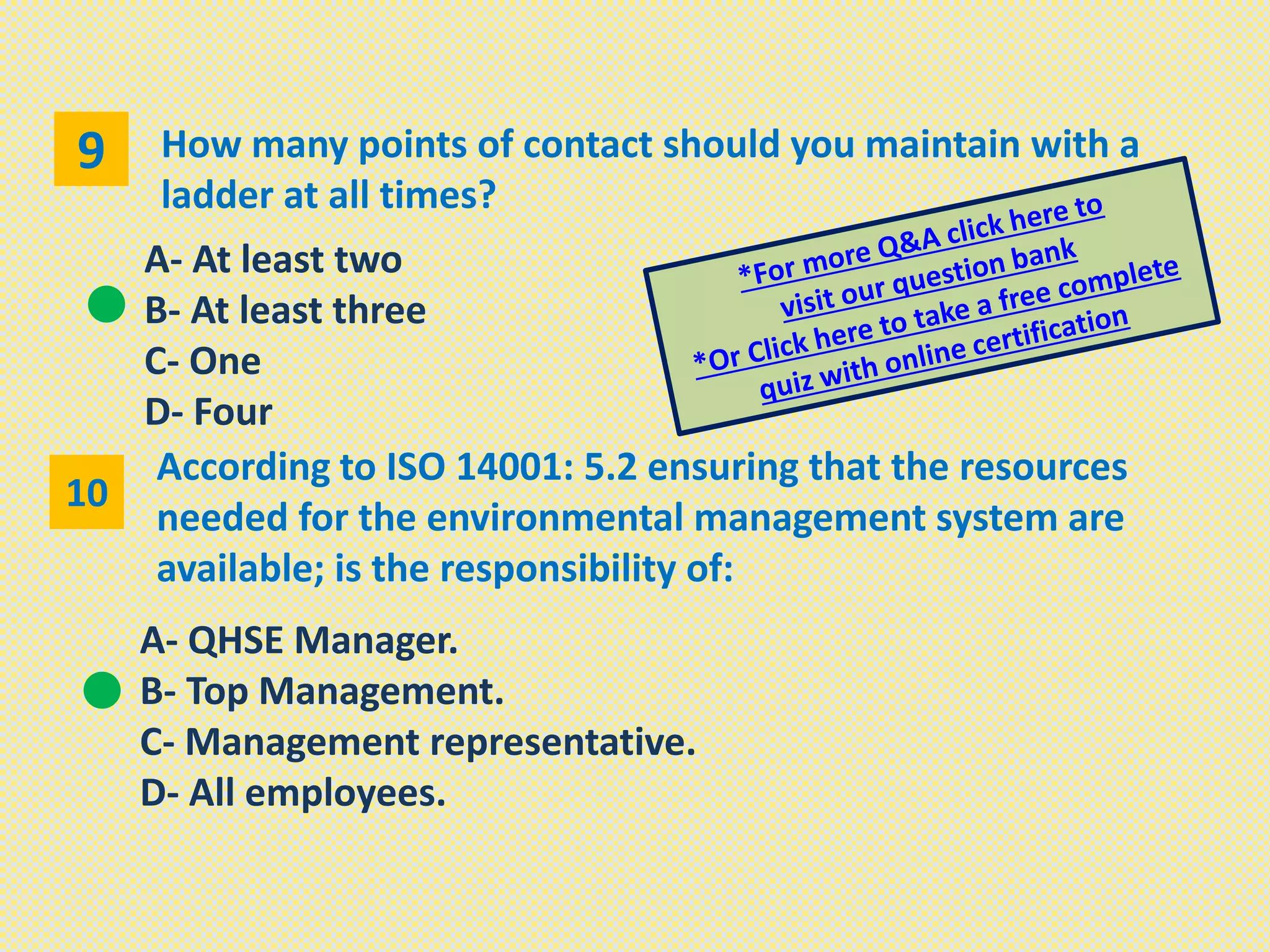 HSE Quiz from IRGST.org | PPTX