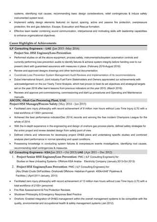 Hse resume(brief) roy stanley amuegbunem8z | PDF